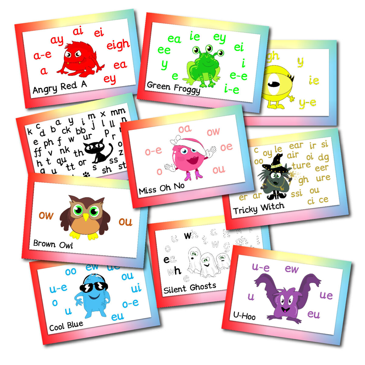 Set of 10 A4 Graphemes Posters | MP eBooks