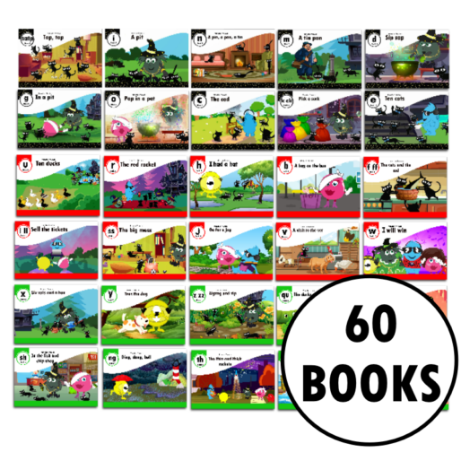 Full set of Reception books - Stages 1, 2, 3, 3.1 and 3.2 (60 books ...